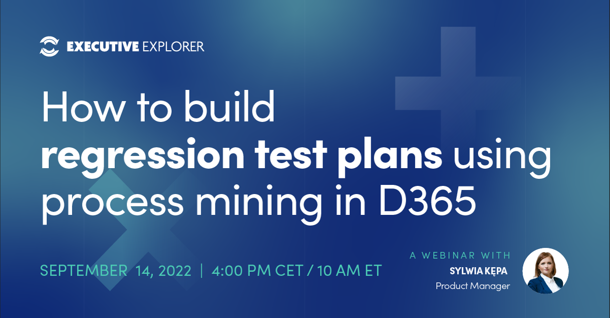 How to build regression test plans using process mining in D365